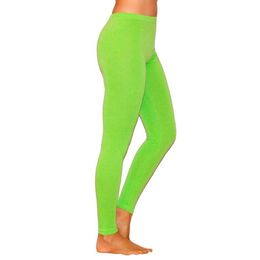 YESET Leggings Damen Leggings lang Hose Gamaschen HELLGRÜN XXXL-44