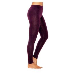 YESET Leggings Damen Leggings lang Hose Gamaschen DUNKELLILA S-34