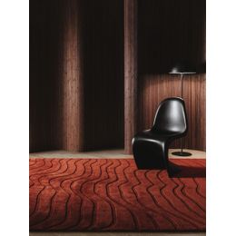 benuta Finest Wollteppich Terra Terracotta 160x230 cm - Naturfaserteppich aus Wolle