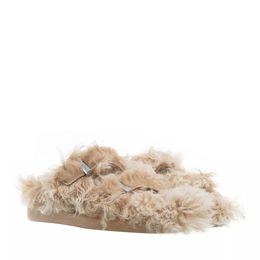 Alexander McQueen Slipper & Pantoletten - Shoes - in beige - Slipper & Pantoletten für Damen