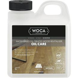 Oil Care Holzboden-Pflegeöl für geölte Böden, Holzbodenpflege 1 Liter natur - Woca