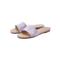 Lascana Pantolette violett Gr. 36 für Damen