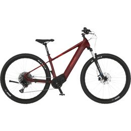 Fischer Montis 7.0I Mountainbike (Laufradgröße: 29 Zoll, Rahmenhöhe: 43 cm, Unisex-Rad, 630 Wh, Rot )