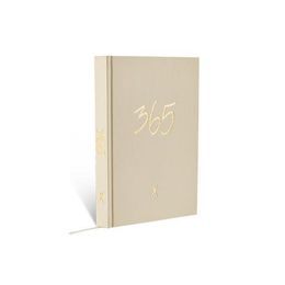 Tchibo Notizbuch »365« - Gold - Leder