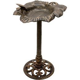 stilista - Nostalgische Vogeltränke Vogelbad Gusseisen bronze ø 48 cm