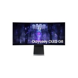34" Samsung Odyssey G8 - 3440x1440 (UWQHD) - 175Hz - OLED - Curved - 0.03 ms - Bildschirm *DEMO*