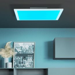 BRILLIANT LEUCHTEN Brilliant Abie Deckenpaneel LED Weiß, 1-flammig, Fernbedienung, Farbwechsler