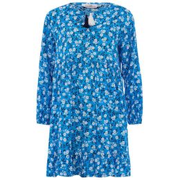 Zwillingsherz Kleid "Milou" in Blau - L/XL