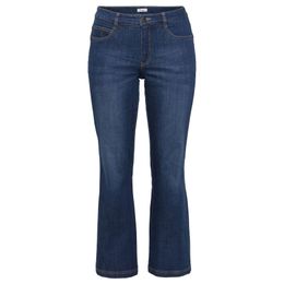 sheego Große Größen: Stretch-Jeans mit ausgestellter Saumweite, blue Denim, Gr.88