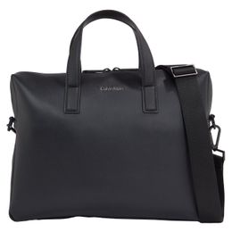 Calvin Klein Messenger Bag CK MUST LAPTOP BAG SMO, mit geräumigem Hauptfach, schwarz