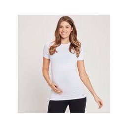 MP Women's Maternity Seamless Short Sleeve T-Shirt — Weiß - M