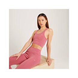 MP Women's Linear Mark Training Sports Bra — Frosted Berry - S