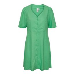 Y.A.S Blusenkleid Damen Kleid mit Leinen (1-tlg)