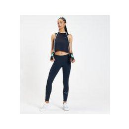 MP Damen Infinity Mark Training Crop Vest – Petrolblau - XS