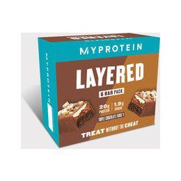 Myprotein Layered Protein Bar - 6 x 60g - Triple Chocolate Fudge