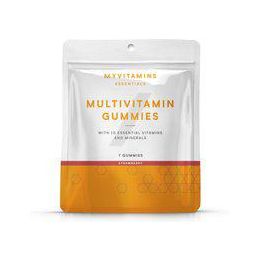 Myvitamins Multivitamin-Fruchtgummis im Beutel (7er-Pack) – Erdbeergeschmack - 7Gummibärchen - Erdbeere