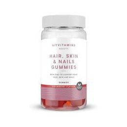 Myvitamins Haar, Haut und Nagel Fruchtgummi - 60Gummibärchen - Strawberry (Vegan)