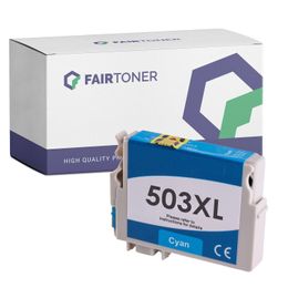 FairToner Kompatibel für Epson C13T09R24010 / 503XL Druckerpatrone Cyan