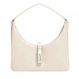 Calvin Klein Hobo Bag - Archive Hardware Shoulder Bag Small - in creme - Hobo Bag für Damen