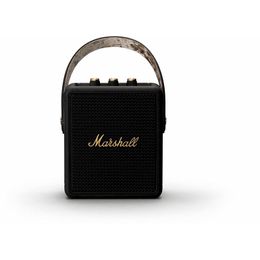 Marshall Stockwell II Bluetooth Lautsprecher, Black and Brass, Wasserfest
