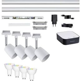 5186 smik Gateway + URail Paulmann Home Paket Smart Home System GU10 EEK: G (A - G) 24 W RGBW Weiß