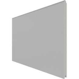 TraumGarten Sichtschutzzaun SYSTEM ALU XL Einzelprofil Silber Sichtschutz Steckzaun Lamellenzaun, 178 cm