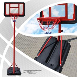 Vendomnia - Basketballkorb Basketballständer Basketballanlage mit Ständer & Brett für Kinder & Jugendliche, höhenverstellbare Korbhöhe 115 - 210cm,