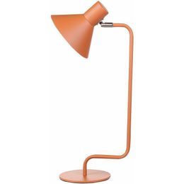 Beliani Tischlampe Orange Eisen 51 cm Rund Matt mit Kabel Schalter Modern Nachttischlampe für Schlafzimmer Schreibtischlampe für Büro - Orange
