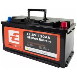 Lithtech - Lithium Solar Stromspeicher 150 Ah 12,8 v LiFePo4 Energy TE-12150