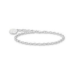 Thomas Sabo Member Charm-Armband mit weißem Charmista Coin Silber