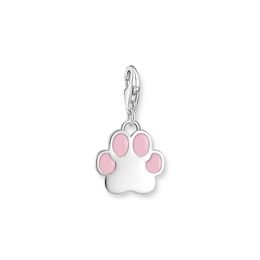 Thomas Sabo Charm-Anhänger pinke Pfote Silber