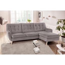 exxpo - sofa fashion Ecksofa Scandi, silberfarben
