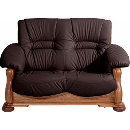 Max Winzer® 2-Sitzer Texas, mit dekorativem Holzgestell, Breite 147 cm, braun