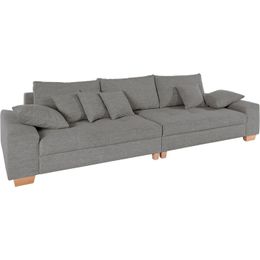 Mr. Couch Big-Sofa, wahlweise mit Kaltschaum (140kg Belastung/Sitz) und AquaClean-Stoff, braun