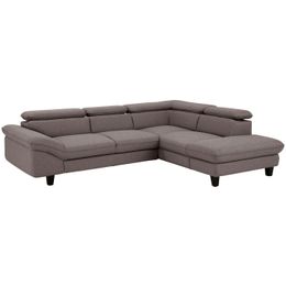 Home Affaire Ecksofa Pilot L-Form, braun