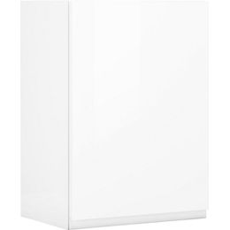 Optifit Hängeschrank Avio mit Soft-Close-Funktion und hochwertiger Hochglanz-Front, Breite 50 cm, weiß