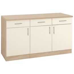 Wiho-Küchen wiho Küchen Unterschrank Kiel 150 cm breit, gelb