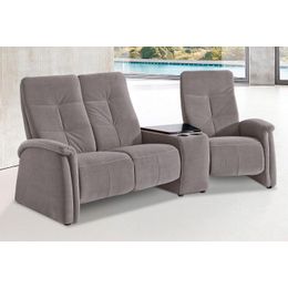 exxpo - sofa fashion 3-Sitzer Tivoli, mit Relaxfunktion, silberfarben