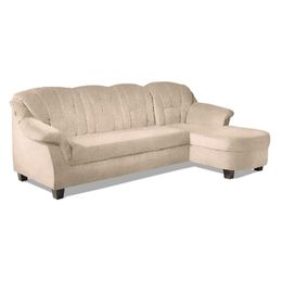 Home Affaire Ecksofa Budapest, wahlweise mit Bettfunktion, mit Recamiere oder Ottomane, beige