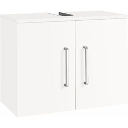 Optifit Waschbeckenunterschrank Napoli Soft-Close-Funktion, Breite 62 cm, weiß