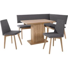 Home Affaire Eckbankgruppe Zelle, (Set, 4-tlg), braun|grau