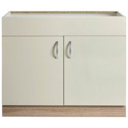 Wiho-Küchen wiho Küchen Spülenschrank Flexi Breite 100 cm, gelb