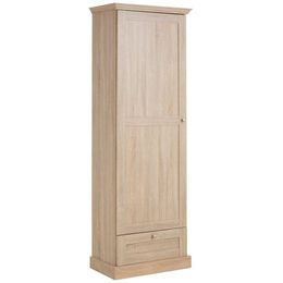 Home Affaire Garderobenschrank Binz mit schöner Holzoptik, mit vielen Stauraummöglichkeiten, Höhe 180 cm, beige