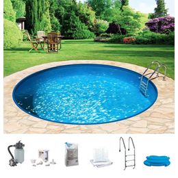 Konifera Rundpool Premium HOLIDAY (7-tlg), ØxH: 300 x 120 cm, weiß