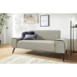 exxpo - sofa fashion 3-Sitzer, beige|braun