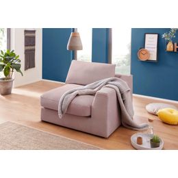 Sit & More sit&more Sofa, Breite 118 cm, mit Armlehne, rosa