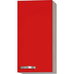 Optifit Hängeschrank Faro, mit Metallgriff, Breite 40 cm, rot