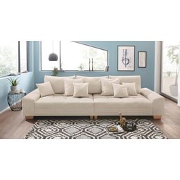 Mr. Couch Big-Sofa, wahlweise mit Kaltschaum (140kg Belastung/Sitz) und AquaClean-Stoff, beige