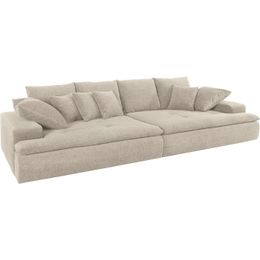 Mr. Couch Big-Sofa, wahlweise mit Kaltschaum (140kg Belastung/Sitz) und AquaClean-Stoff, beige