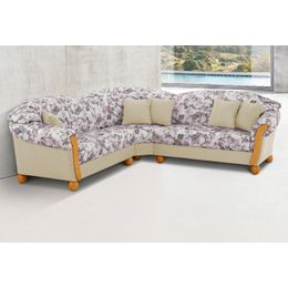 Home Affaire Ecksofa Milano, gleichschenklig, beige